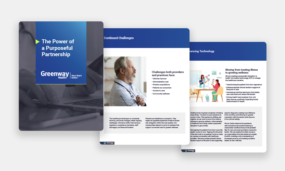 Why Greenway Brochure for Ambulatory Practices | Greenway Health